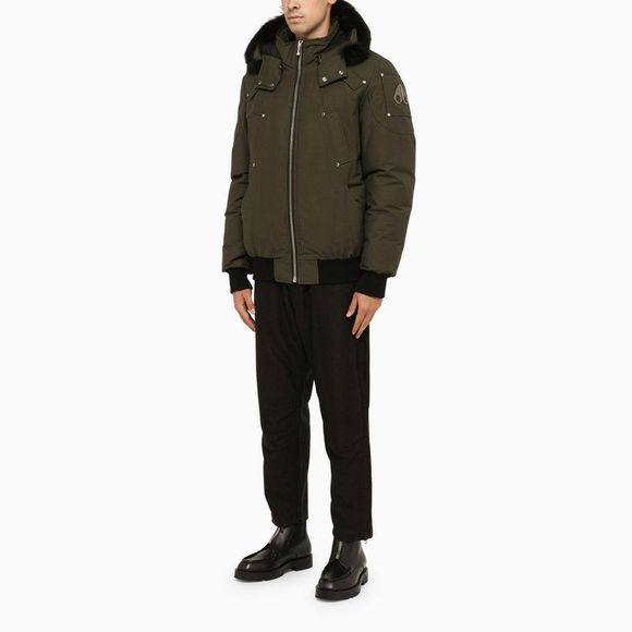 Moose Knuckles | Jackets & Coats | Moose Knuckles Military Green Cotton ...